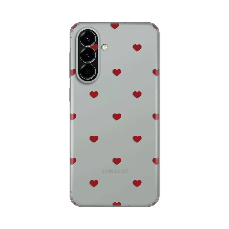 Maska Silikonska Print za Samsung A576B Galaxy A57 5G Red Hearts