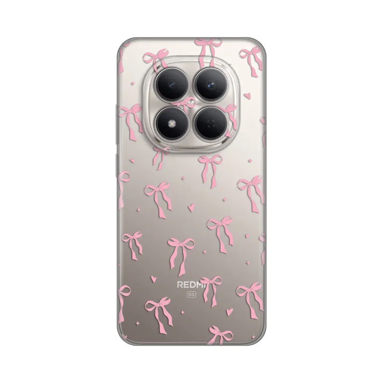 Maska Silikonska Print Skin za Xiaomi Redmi Note 15 Pro 5G Cute Bow