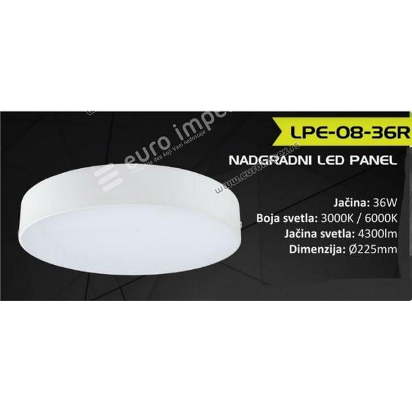 LED panel 36W NADGRADNI OKRUGLI 4000K 202282