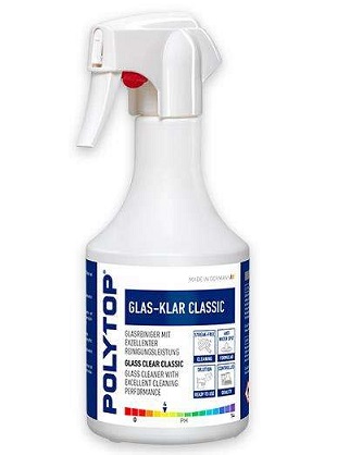 Polytop Glass Clear Classic – Čistač stakla, 500ml