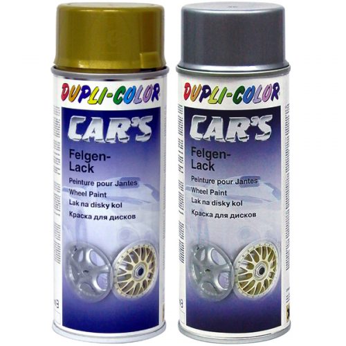 Dupli-Color Cars’s Wheel Paint – Boja za felne u spreju, srebrna i zlatna