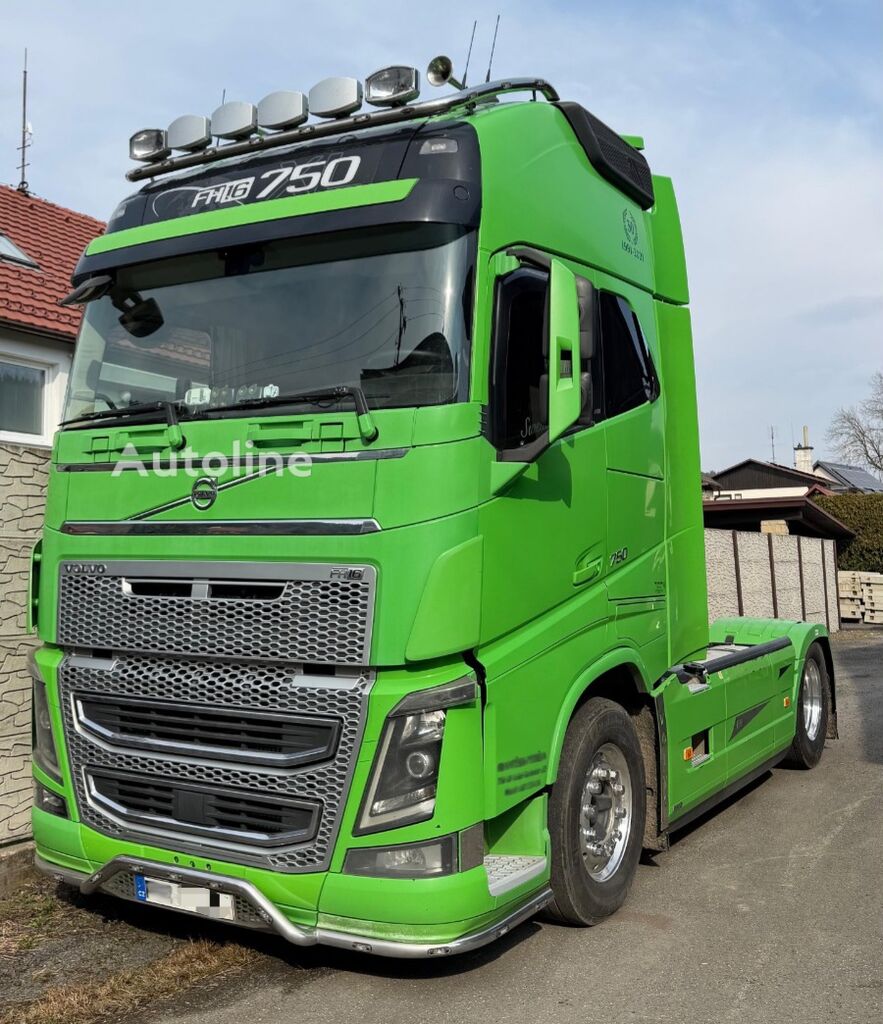 Volvo FH 16 750, XL kabin, hydraulik, service Volvo tegljač