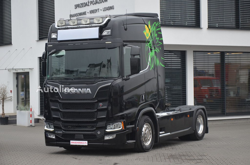 Scania R 580 / V8 / 4 PODUSZKI / KLIMA P. / NAVI /FULL LED / ACC / 7410 tegljač