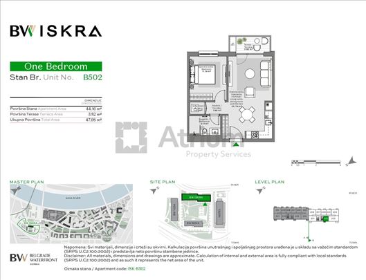 Kompaktan dvosoban stan u zgradi BW Iskra