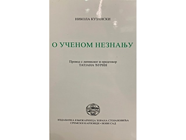 O učenom neznanju - Nikola Kuzanski