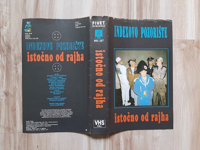 Indexovo pozorište - Istočno od rajha VHS Original OMOT