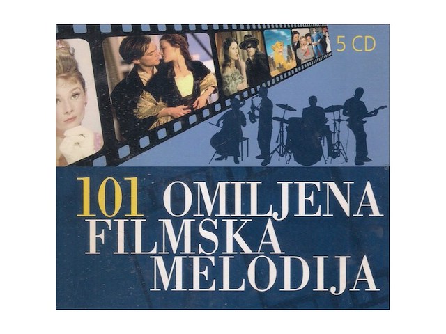 Unknown Artist ‎– 101 Omiljena Filmska Melodija 5CD Nov