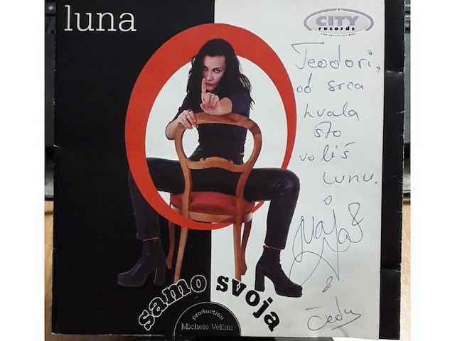 Luna  ‎– Samo Svoja CD sa posvetom Maje i Čede