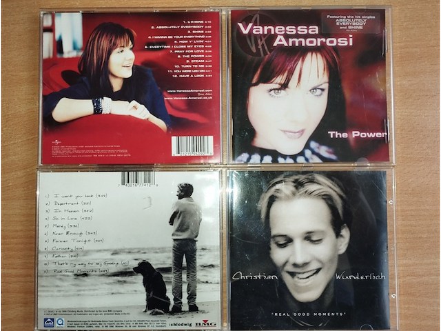 Vanessa Amorosi+Christian Wunderlich -2 albums