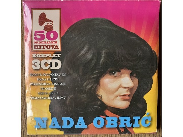 Nada Obrić ‎- 50 originalnih hitova box set NOVO!!!