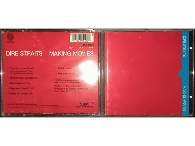 Dire Straits-Making Movies Made In EU France CD (1996)