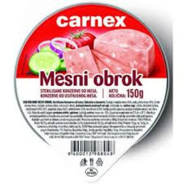 *Mesni obrok 150g alu - Carnex