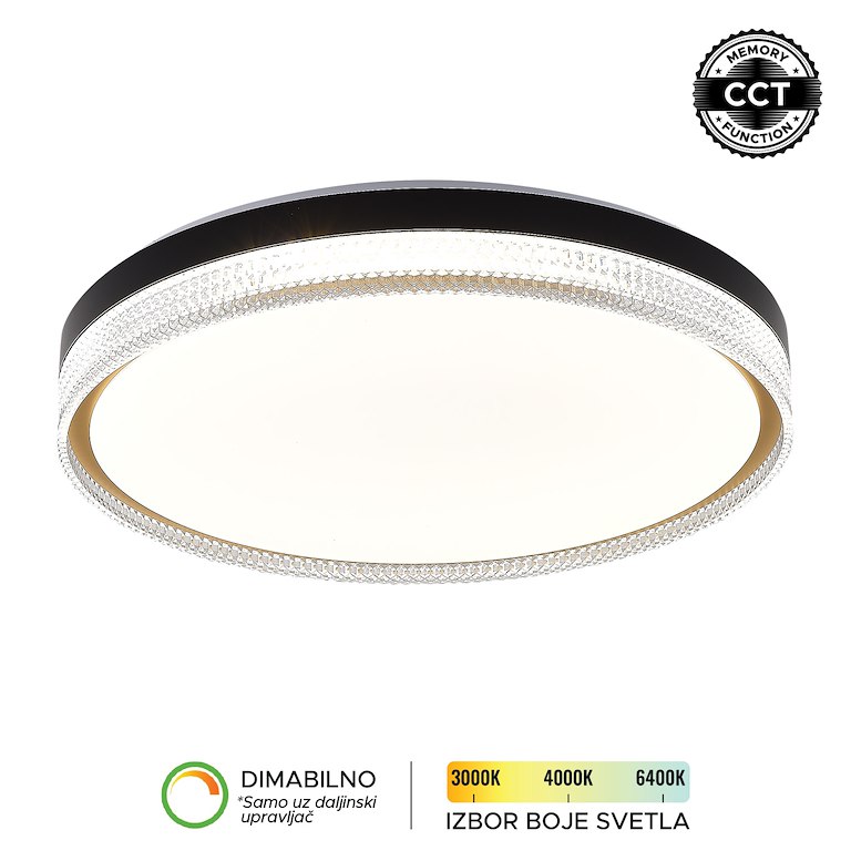 LED plafonjera LP-415-70R BK+SG