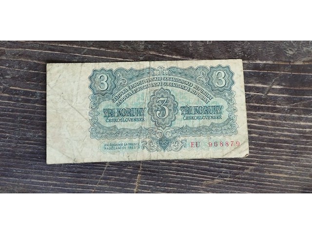 CEHOSLOVACKA 3 K 1961