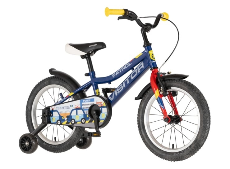 Bicikl kids visitor patrol 16" 9" v-brake kontra 105-125cm (16") plavi perla 1160132ID: EK000842425