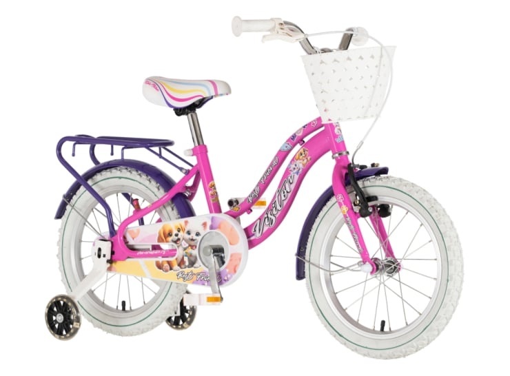 Bicikl kids visitor best friend 16" 9" v-brake kontra 105-125cm (16") roze neon uv sjaj 1160129ID: EK000842520
