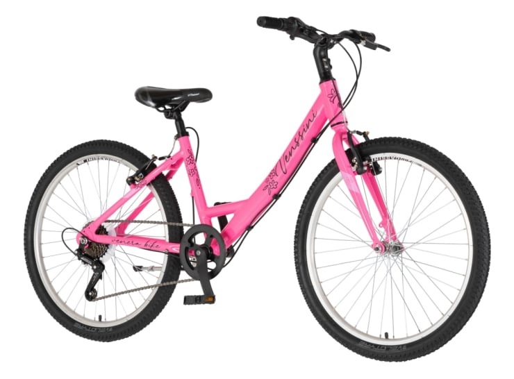 Bicikl junior 24 venssini parma alu 24" alu 14" v-brake 6 brzina 132-155cm (xs) roze 1242055ID: EK000842383