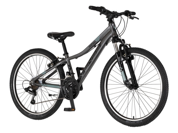 Bicikl junior 24 venssini parma x100 alu 24" alu 12" v-brake 18 brzina 132-155cm (xs) sivi 1242063ID: EK000842422