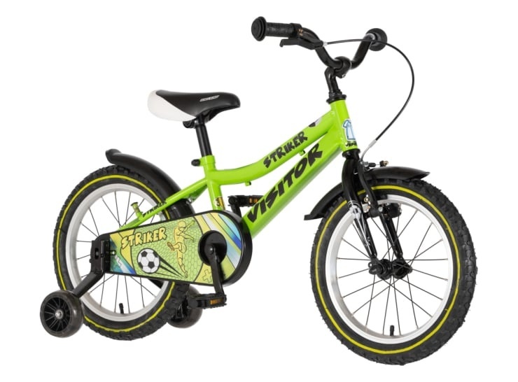 Bicikl kids visitor striker 16" 9" v-brake kontra 105-125cm (16") zeleni neon 1160131ID: EK000842430