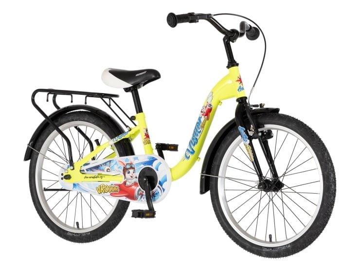 Bicikl kids visitor aviator 20" 10" v-brake kontra 115-135cm (20") neon žuti 1203153ID: EK000842395