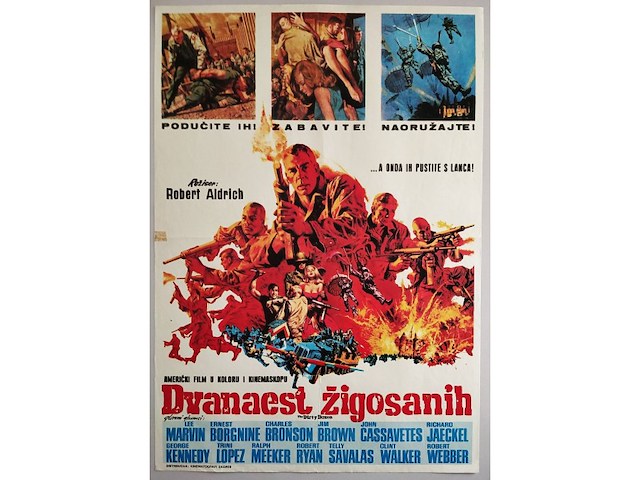 DVANAEST ŽIGOSANIH (1961) PLAKAT
