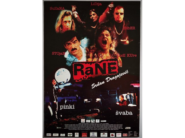 RANE (1998) Srđan Dragojević PLAKAT