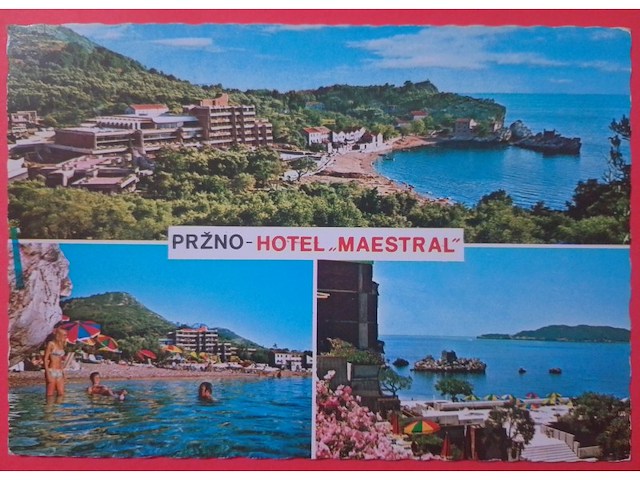 PRŽNO-HOTEL `MAESTRAL`- RAZGLEDNICA (čista)