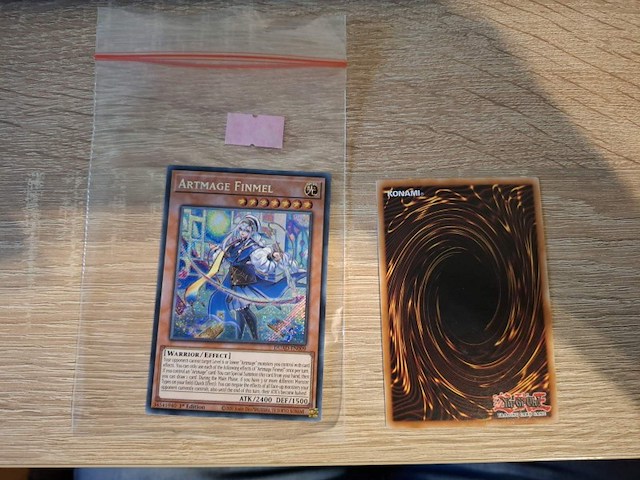 Artmage Finmel Yu-Gi-Oh! zlatni žig mint stanje 10/10