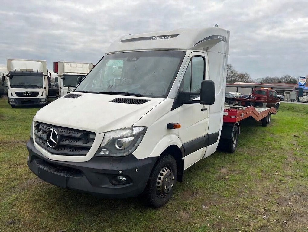 Mercedes-Benz Sprinter 519 CDI tractor unit / semi-trailer tegljač + poluprikolica autotransportera