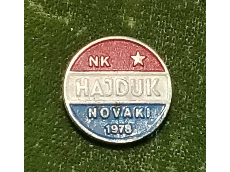 NOGOMETNI KLUB HAJDUK NOVAKI 1978-RETKO.