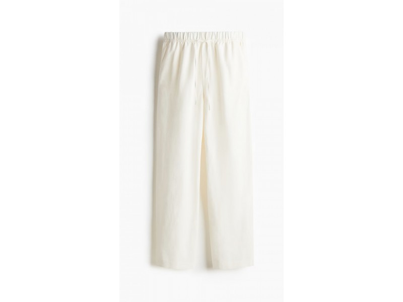 *H&M* NOVE BELE PANTALONE SA LANOM 32%