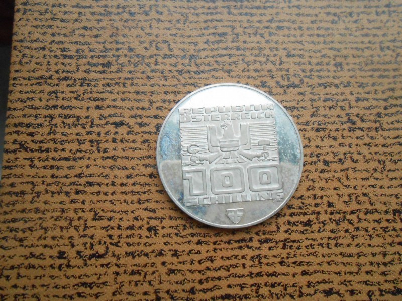 AUSTRIJA 100 ŠILINGA INSBRUK-1976. SREBRO AU