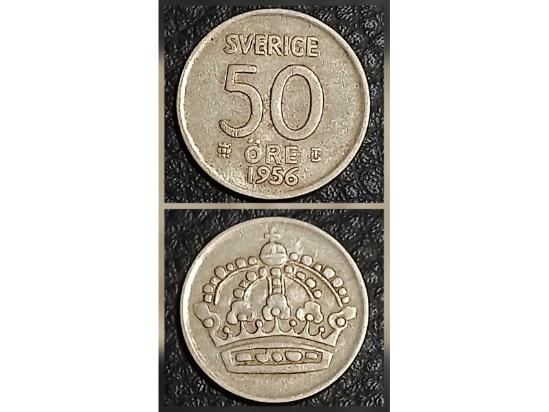 50 ÖRE 1956 – ŠVEDSKA SREBRNA KOVANICA ??