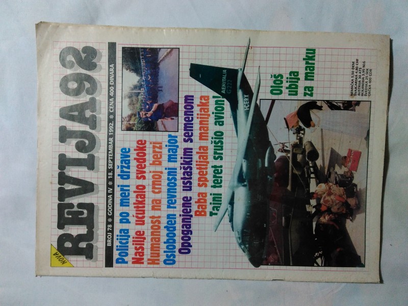 Revija 92 broj 78