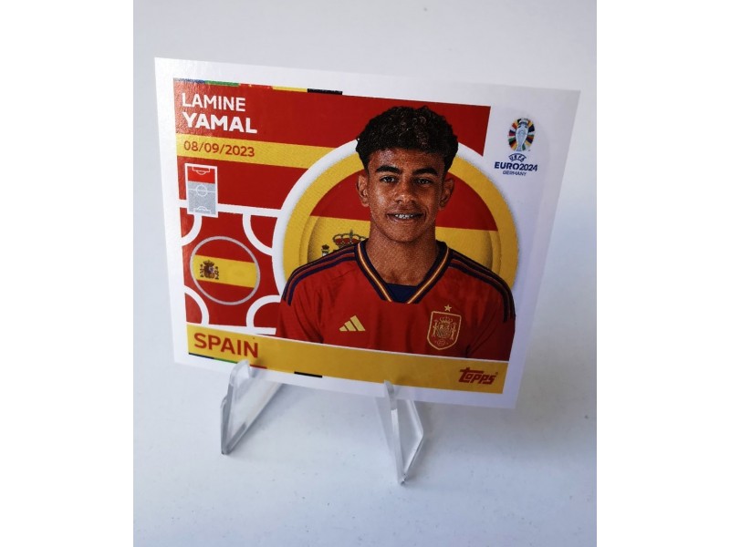 LAMINE YAMAL Euro 2024 ESP 19 sticker