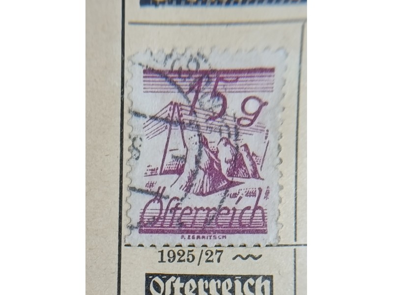 AUSTRIJA 1925 Telegrafske žice