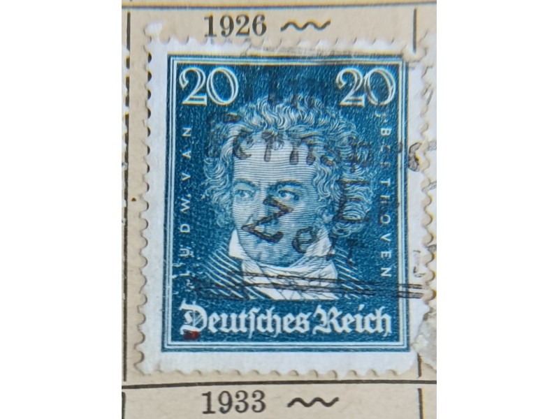 Nemačka 1926. – Ludwig van Beethoven –Deutsches Reich
