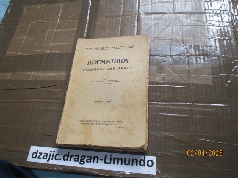 Dogmatika pravoslavne crkve od Jeromonaha Dr.Justina