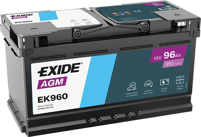 Exide Start-Stop akumulator za automobile 12V 96Ah EK960ID: EK000842528