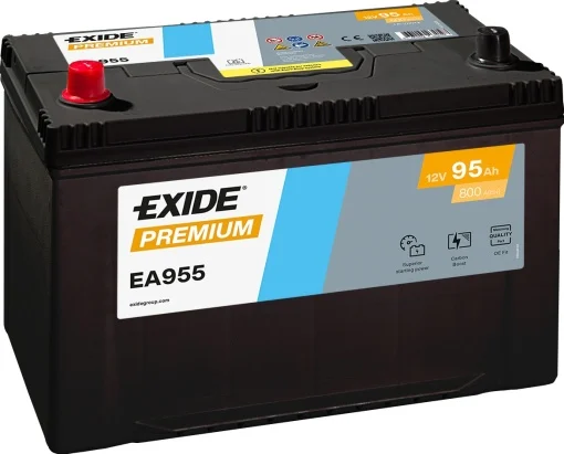 Exide Premium akumulator za automobile 12V 95Ah ASIA EA955ID: EK000842542