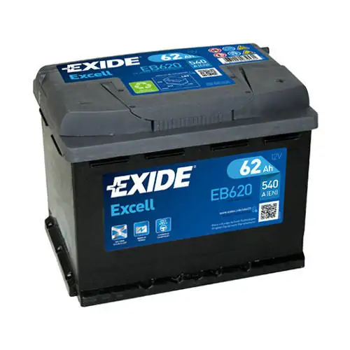 Exide Excell akumulator za automobile 12V 62Ah EB620ID: EK000842537