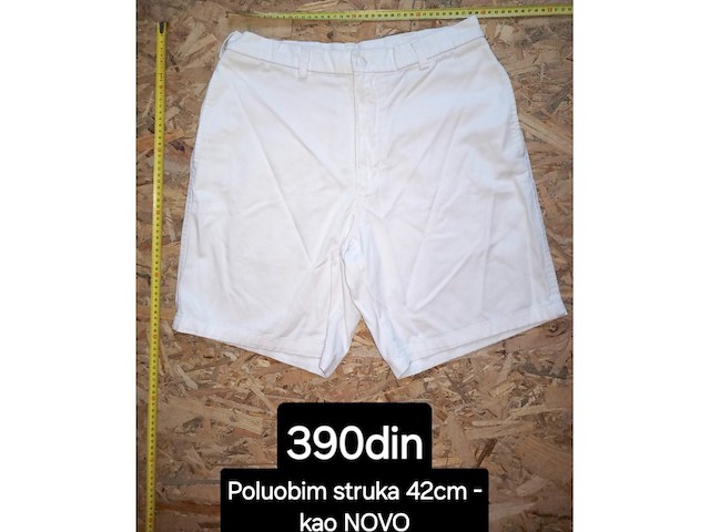 Muški šorts beli M - kao NOVO