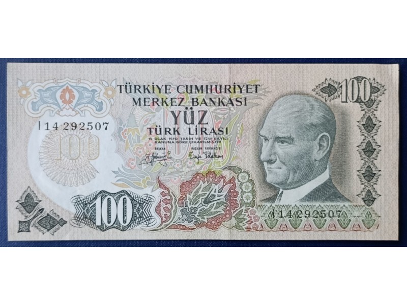 Turska - 100 lira - 1979