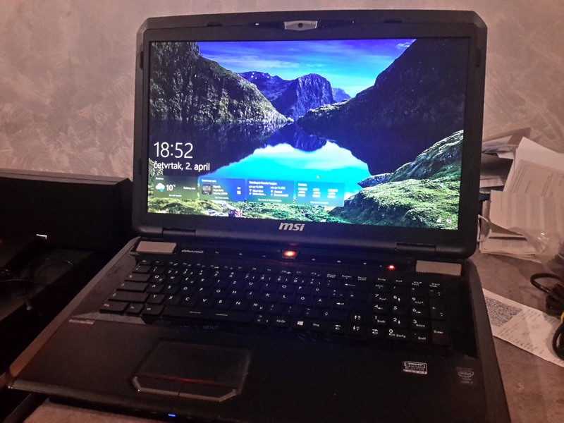 MSI laptop i7