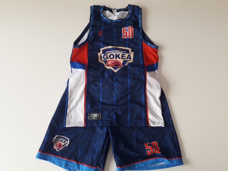 Igokea kosarkaski dres Plavi M