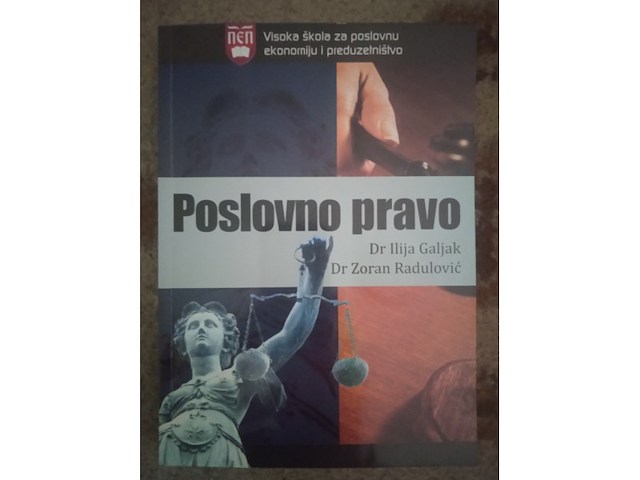 Poslovno pravo - Galjak, Radulović