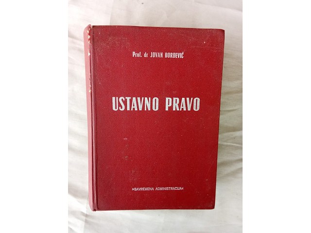 Ustavno Pravo-Jovan Đorđević