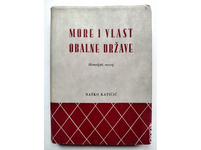Natko Katičić, MORE I VLAST OBALNE DRŽAVE