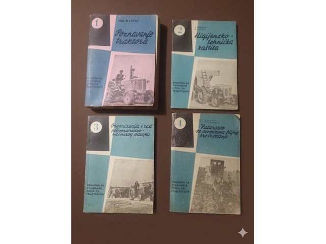 Priručnici za polaganje ispita za traktoriste➡️Komplet