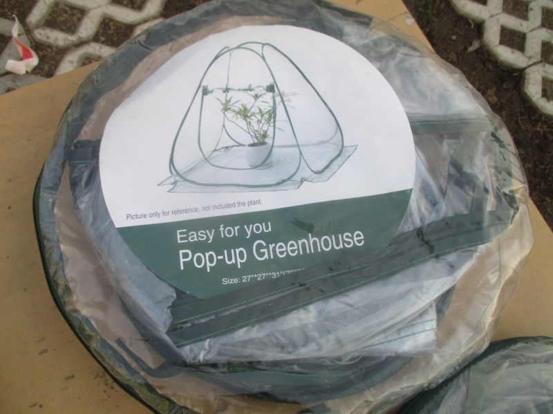 POP Up Greenhouse -plastenik za cvece 70x70x80cm -2kom